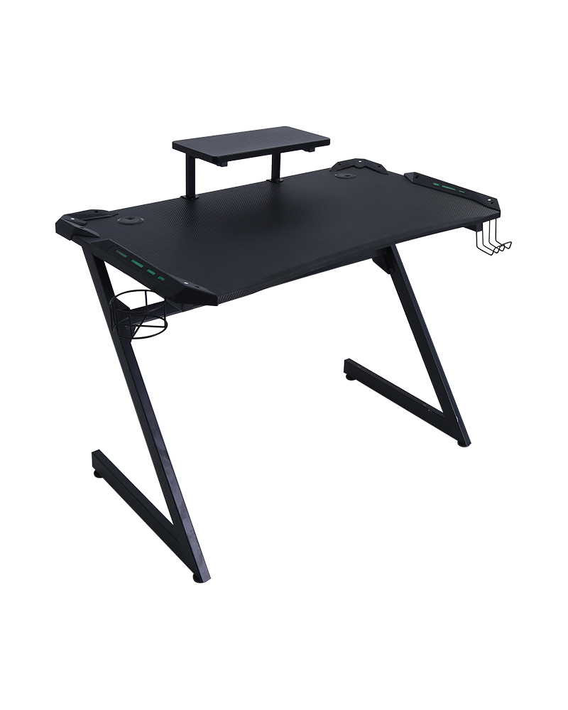 Gaming Desks PC Computer Table Z-Shaped Leg with Monitor Stand Suppliers